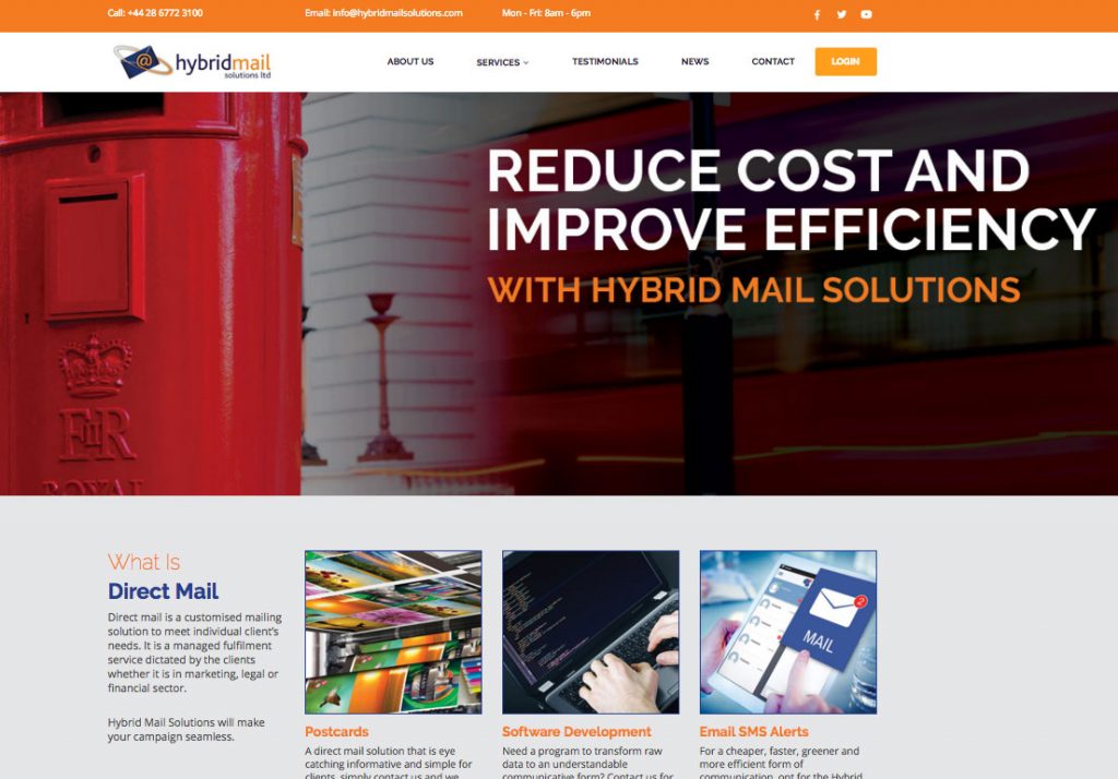 hybrid mail solutions launches new website - Hybrid Mail